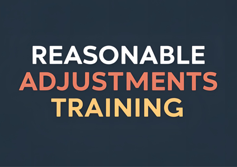 Implementing Reasonable Adjustments Training in Scotland